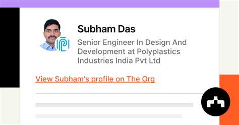 subham das senior engineer in design and development at polyplastics