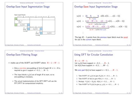 Overlap Add And Overlap Save Method Pdf Science