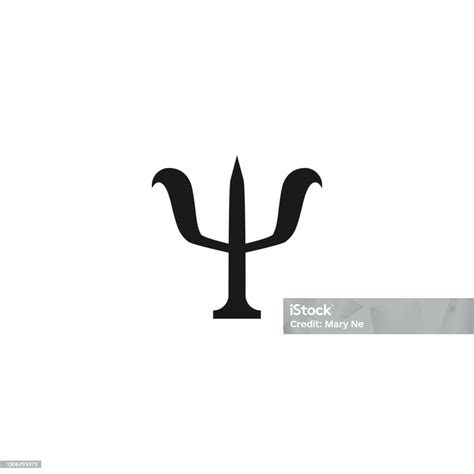 심리학자를위한 로고 검은 글자 Psi 파란색으로 분리된 신경 심리학 및 심리학 로고 로고에 대한 스톡 벡터 아트 및 기타 이미지 로고 감정 과학 Istock