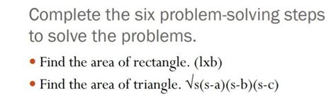 Solved Solve These Two Problems Using Problem Solving Steps