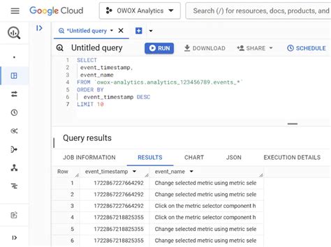 Ga4 To Bigquery Export 2025 Events Table Schema And Dates