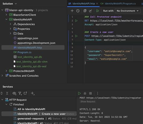 github rickiswright identity endpoints affable sample app that shows