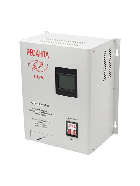 Стабилизатор напряжения 12кВа 220В Ресанта АСН-10000Н/1-Ц