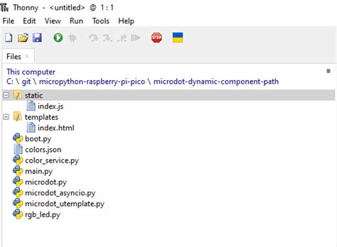 Microdotmicropython Handling Dynamic Content