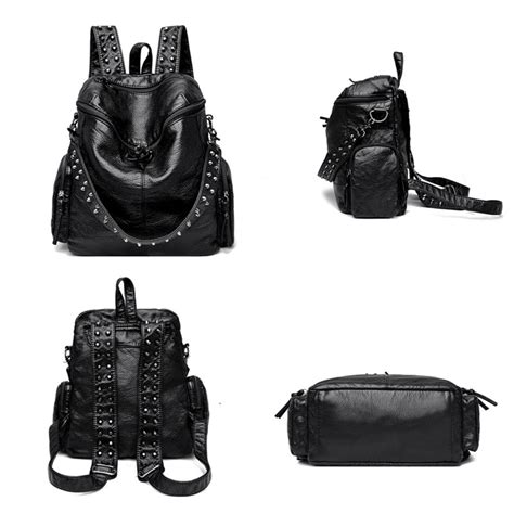 Badu Bg Меки кожени висококачествени раници за жени Модна луксозна дамска чанта през рамо 2023 г