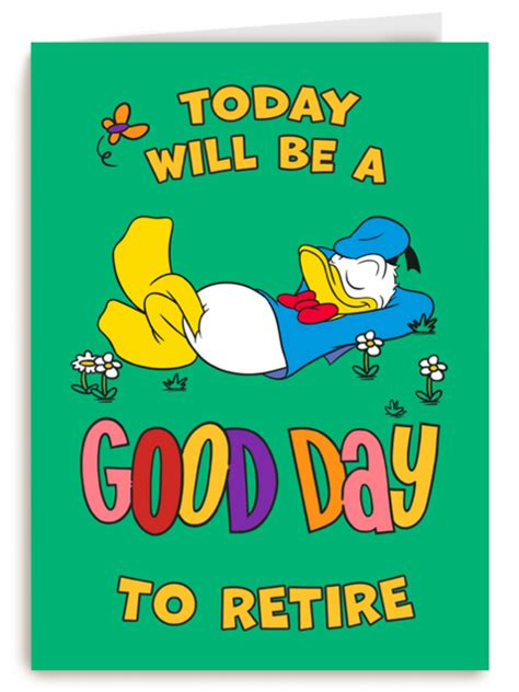 Donald Duck Retirement Hallmark