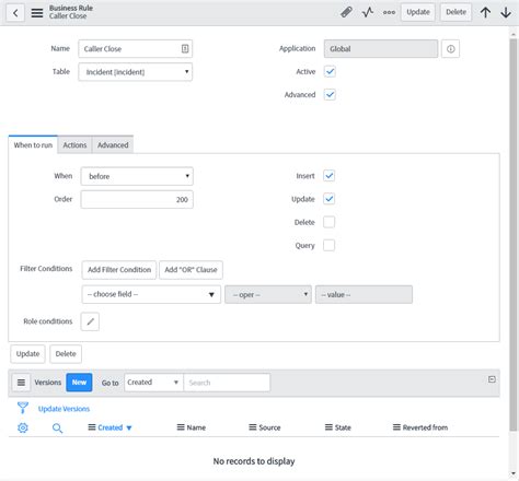 business rules tutorial — servicenow elite