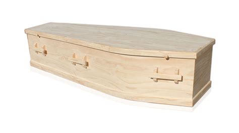 Eco Flat Lid Solid Pine Coffin Coffin World