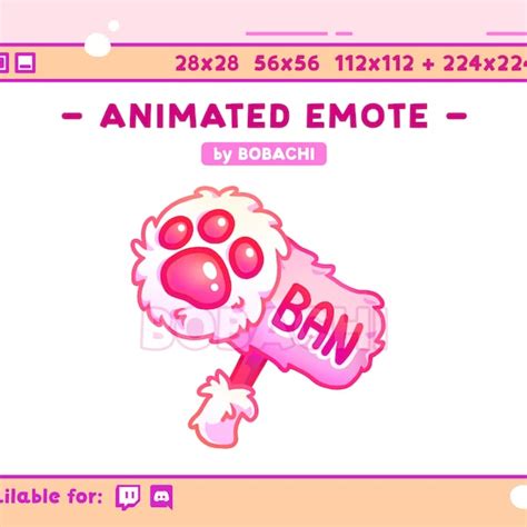 Cute Animated Ban Hammer Etsy