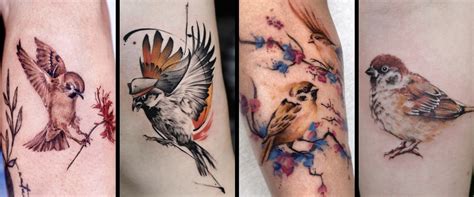 31 Stunning Sparrow Tattoo Ideas To Help You Take Flight