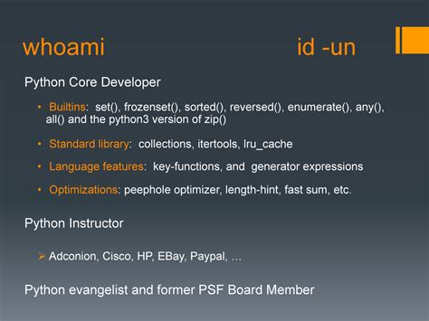 Pycon Keynote Python Is Awesome By Raymond Hettinger Speaker Deck
