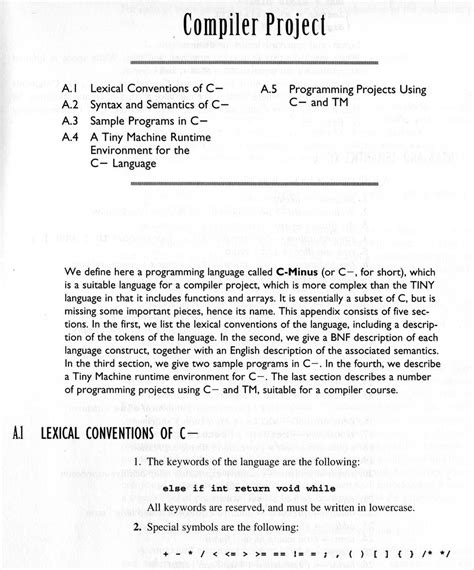 A Lexical Analyzer In Java Computer Science Homework Help
