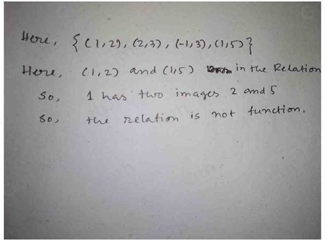 Solved Given The Relation 1223 1315 Determine What Two