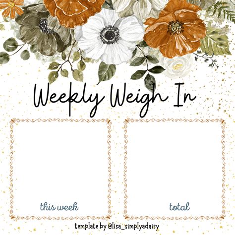 Pin On Weigh In Templates