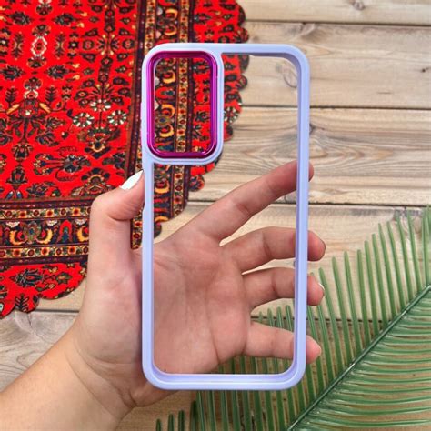 قاب گوشی Galaxy A14 سامسونگ New Skin اورجینال متال دور سیلیکونی شفاف یاسی کد 66248 قاب سنتر