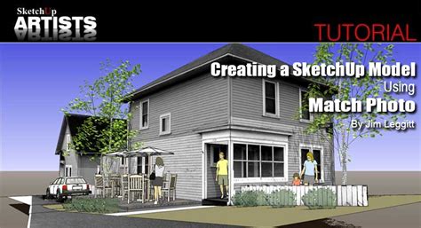 creating a sketchup model using match photo sketchup 3d rendering