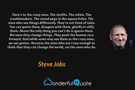 Steve Jobs Quotes Heres To The Crazy Ones