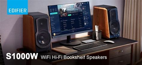 Edifier S1000w Wireless Hi Fi Bookshelf Speaker With Multi Room Music