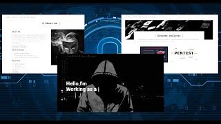 Responsive Ethical Hacker Portfolio Website Using Html Css And