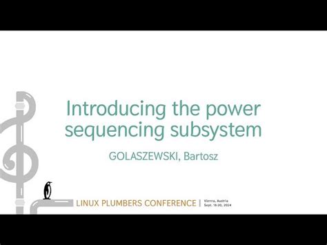 Free Video Introducing The Power Sequencing Subsystem From Linux