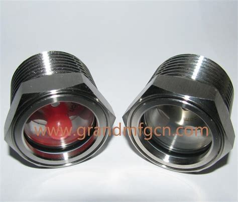 Npt1 Ansi Pump Domed Oil Sight Glass Oil Level Indicator Eyeball Sight