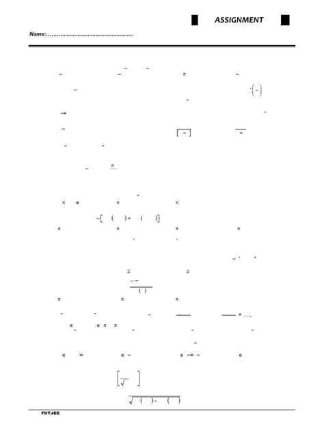 Function Practice Sheet Pdf