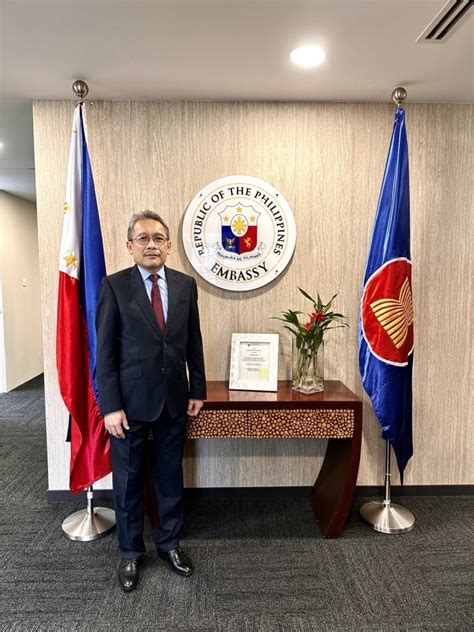 Ph Ambassador Designate Macaraig Arrives In Singapore Embassy Of The Philippines In Singapore
