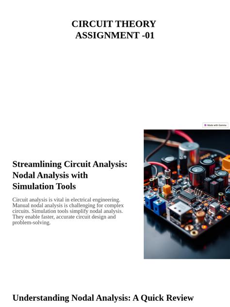 Nodal Analysis With Ltspice Guide Pdf Electrical Network Network