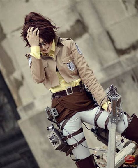 Stunning Attack On Titan Cosplay Aot Cosplay Hanji Attack On Titan