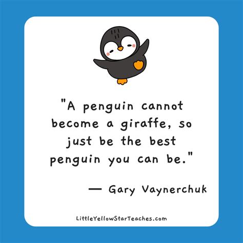 Penguinand Quotes Pack Of 2 Mini Funny Positive Penguin Set 3 Inch