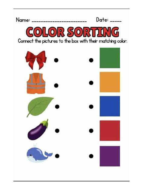 Color Sorting Pdf