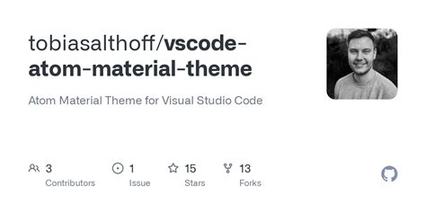 GitHub Tobiasalthoff Vscode Atom Material Theme Atom Material Theme For Visual Studio Code
