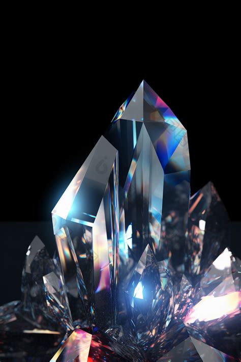 钻石光线反射明亮晶体高清图片下载 包图网