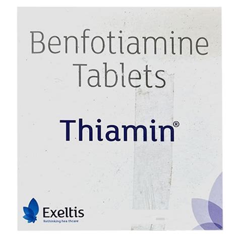 Thiamin Strip Of 15 Tablets Health And Personal Care