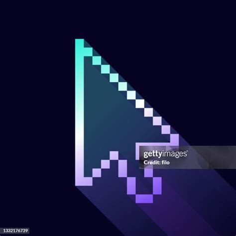 Pixel Art Arrow Photos And Premium High Res Pictures Getty Images