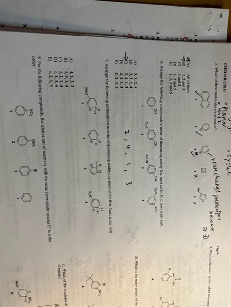 Ranking Acidity Rchemhelp