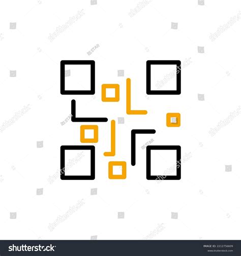 Qr Code Scan Line Icon Simple Stock Vector Royalty Free Shutterstock