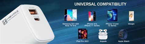 HEYMIX W GaN Charger USB C Fast PD Wall Charger W W W W W QC USB Power Adapter