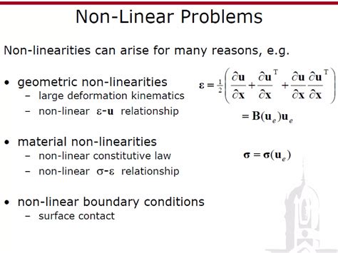 Non Linear Analysis Ppsx Physics Science
