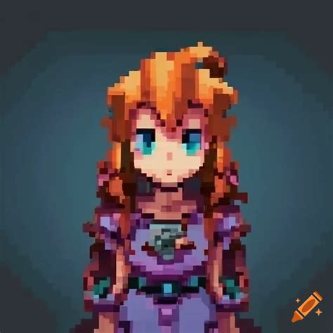 Full Body Pixel Art Of A Female Pokemon Trainer On Craiyon