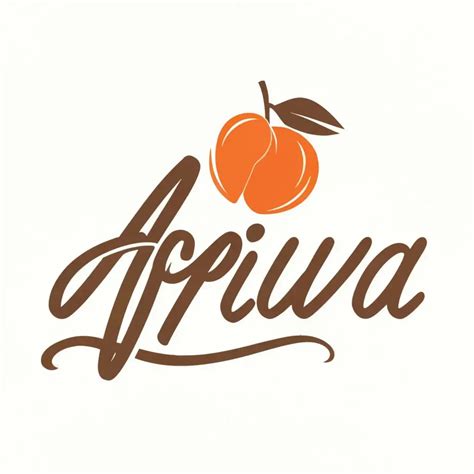 Logo Design For Aprisun Apricot Symbol With Minimalist And Clear Background Ai Logo Maker