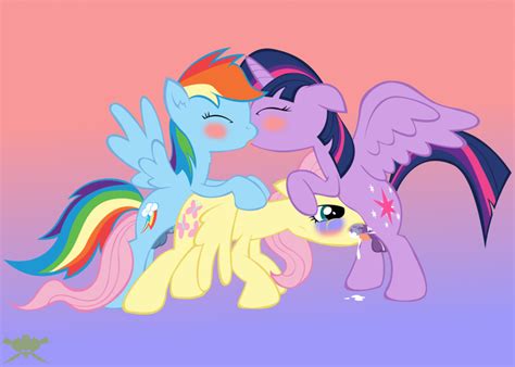 Rule 34 Balls Fluttershy Mlp Friendship Is Magic Futanari Group Group Sex Intersex My Little