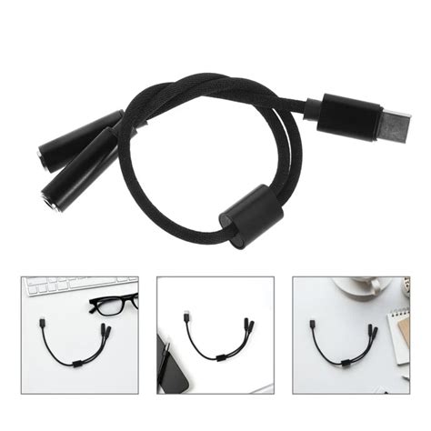 Headphone And Mic Adapter Audio Splitter Cable Jack For Microphone £7