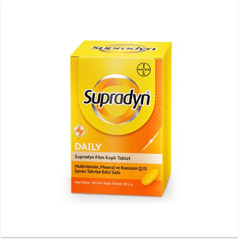 Supradyn Koenzim Q10 30 Tablet 8699546090396 Kozvit