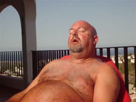 Bald Old Man Snoring