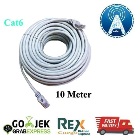 Jual Kabel Lan Meter Cat M Utp Cable Meter Gbps Kualitas Terbaik Shopee Indonesia