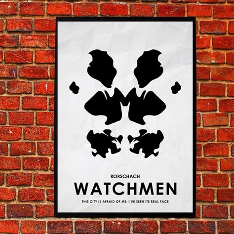 Watchmen Rorschach Poster Etsy
