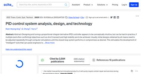 Pid Control System Analysis Design And Technology