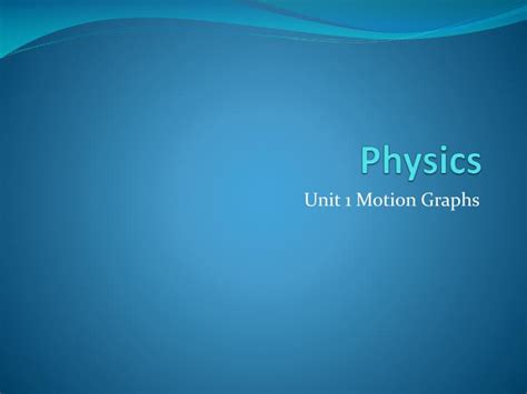 PPT Physics PowerPoint Presentation Free Download ID