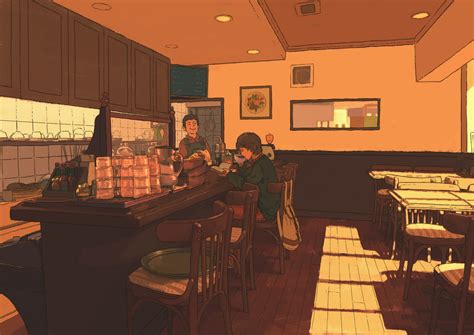 Anime Backgrounds Cafe Japan Anime City Cafe Japan Anime Cafe Aesthetic